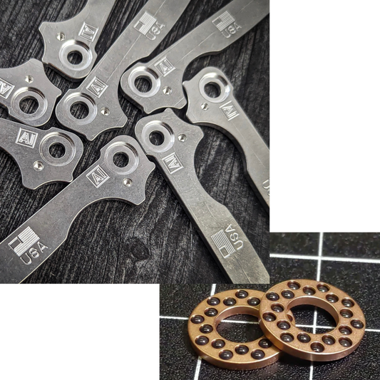 Aluminum Replacement Scales for Cold Steel AD-15 & AD-15 Lite