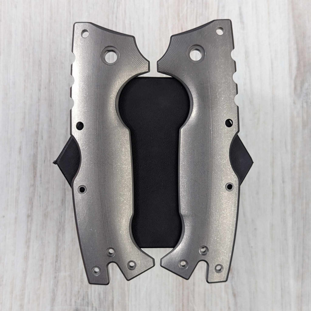 Smooth - Cold Steel AD10 - Titanium Replacement Scales by Original GOAT